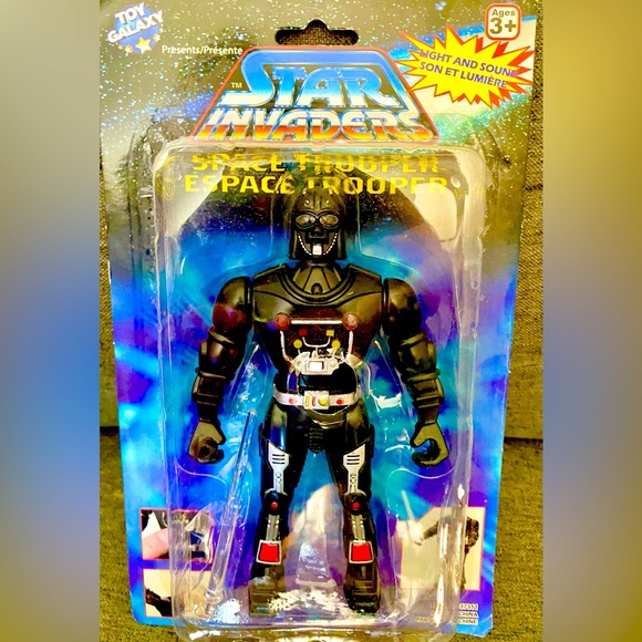 Toy Galaxy | Toys | Vintage Robot Star Invaders Space Trooper Action ...